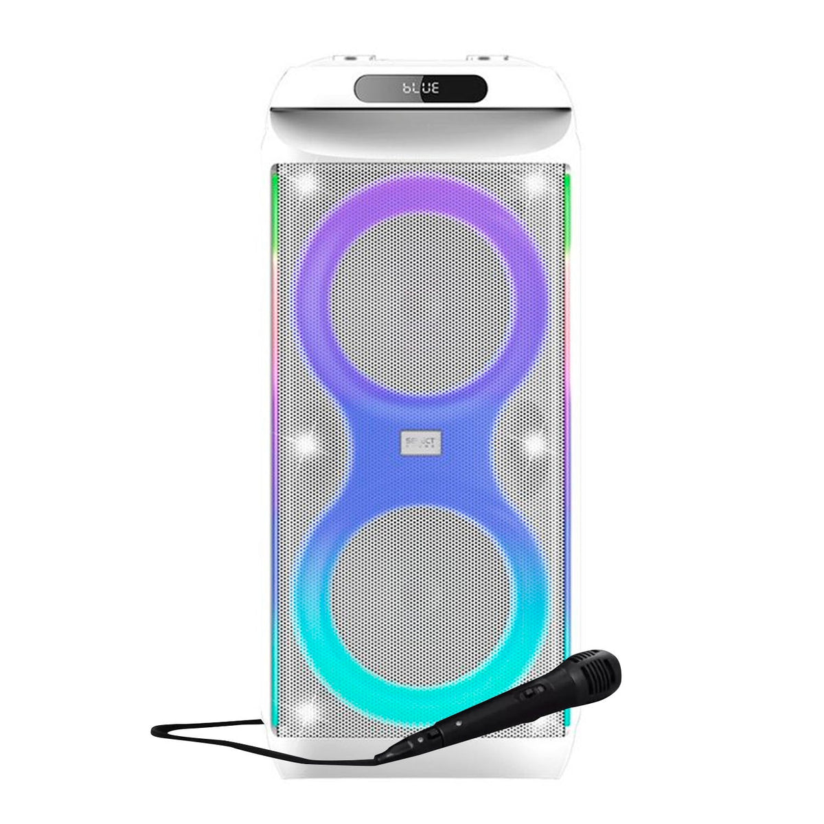 Bocina Bafle Bluetooth 2x8 Modelo Tower Block Subwoofer Tws Radio Fm